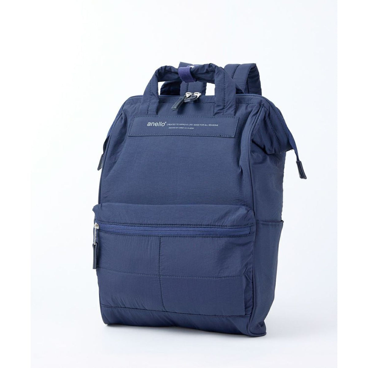 Anello Future Nostalgia Kuchigane Backpack Slim R (Navy) – The Planet Traveller