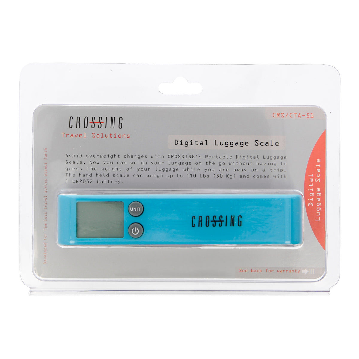 Crossing Digital Travel Luggage Scale (Blue) – The Planet Traveller