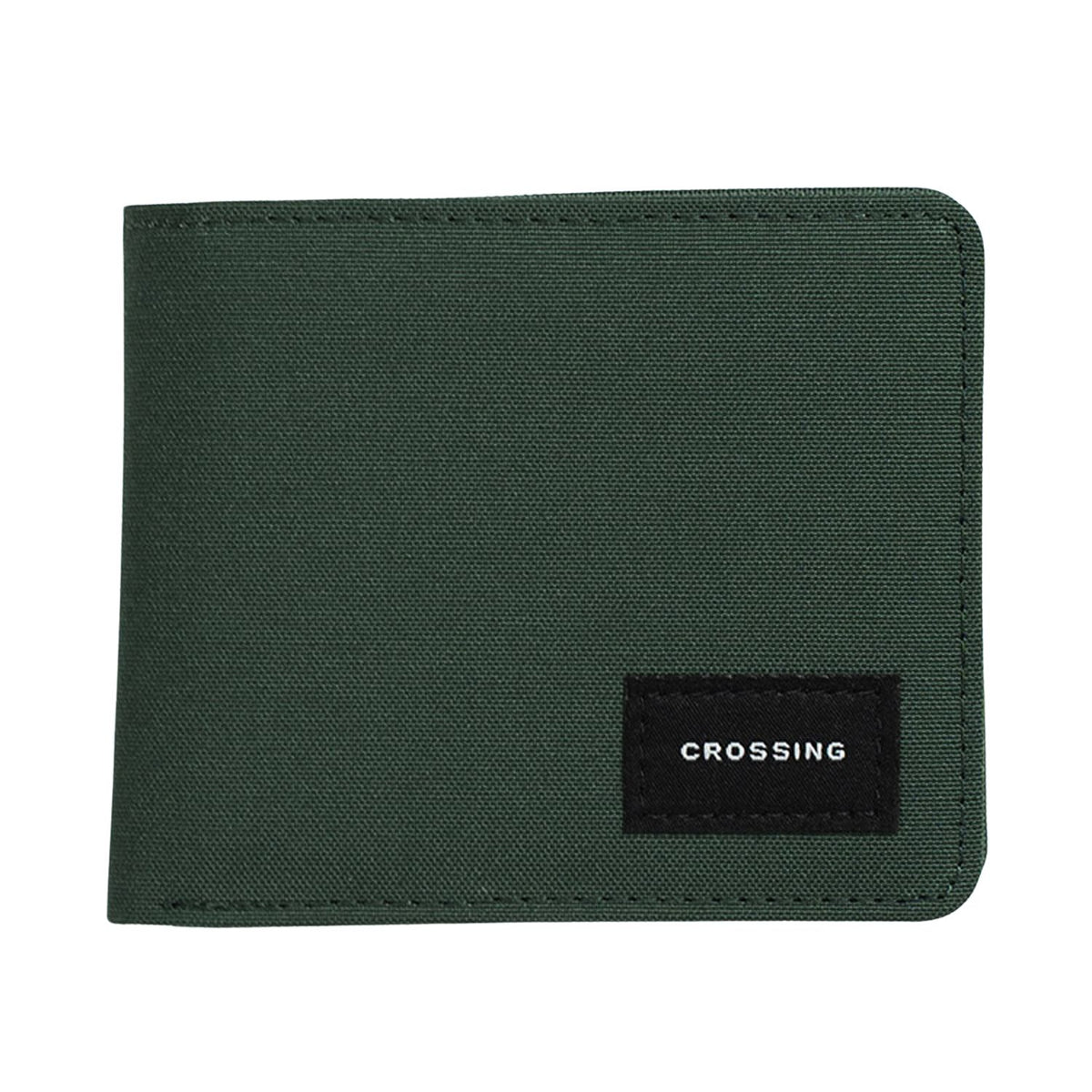 Crossing Bifold Wallet with Coin Pocket & Card Flap RFID - Green – The Planet Traveller