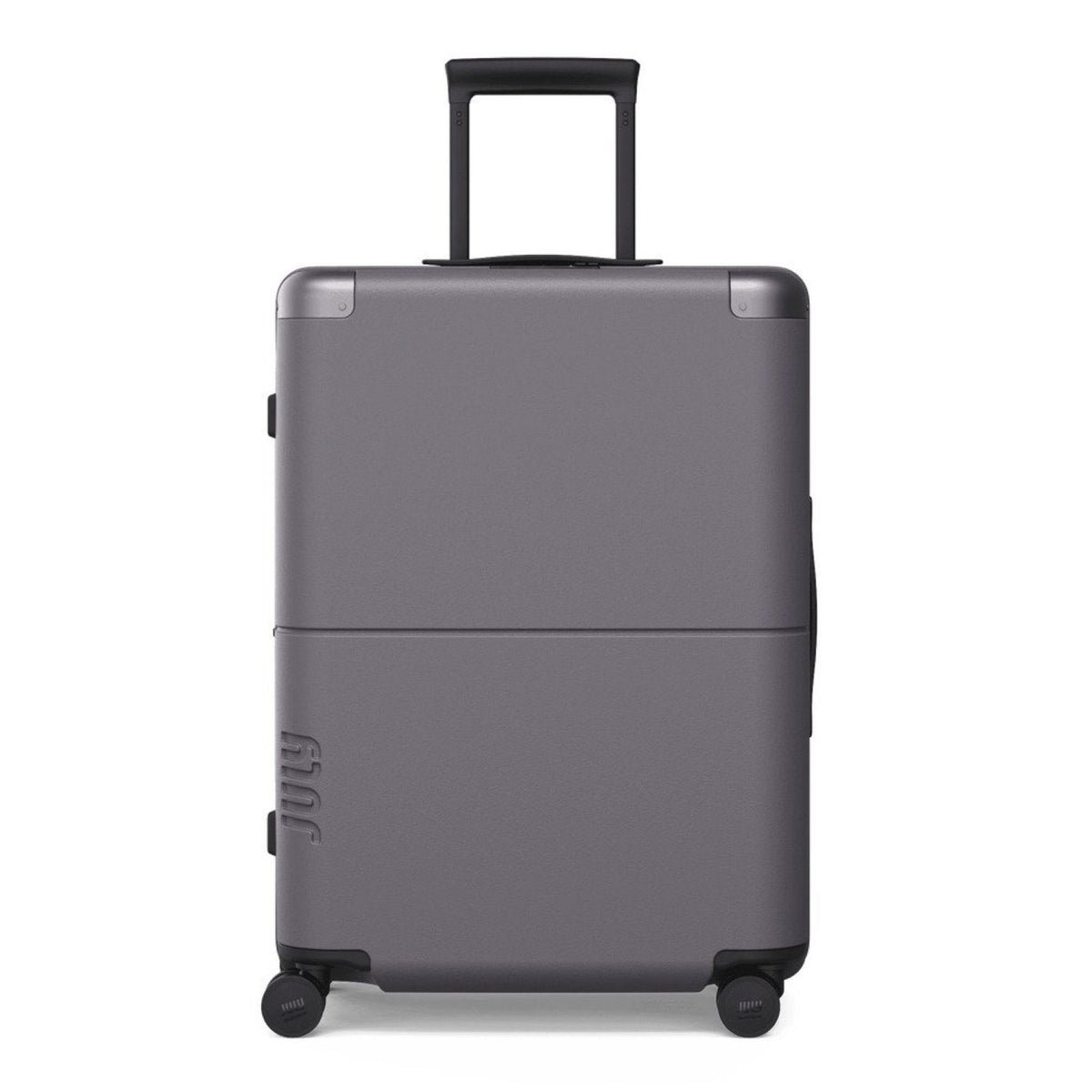 July Checked Expandable Polycarbonate 26" Luggage - Shadow – The Planet Traveller