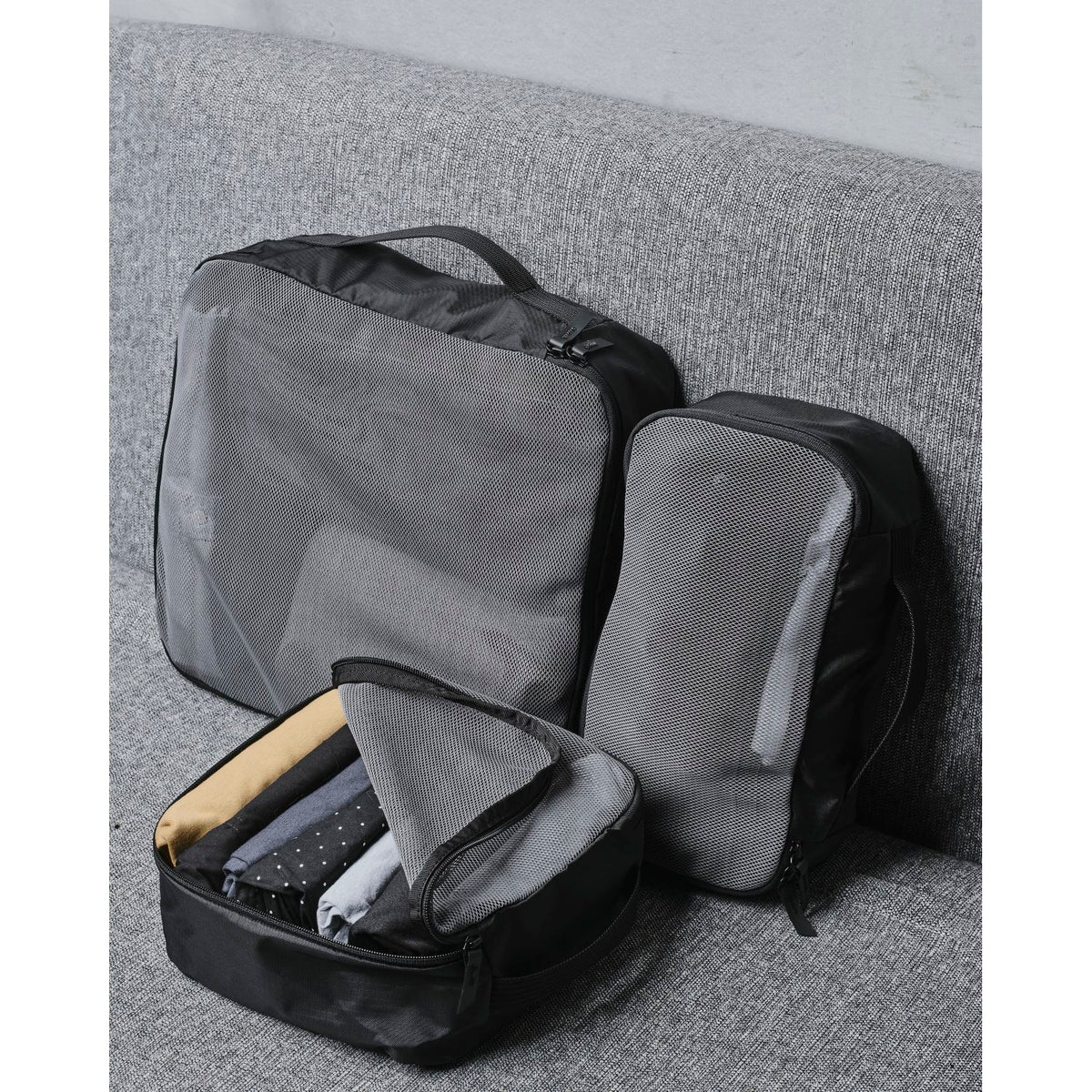 ALPAKA Packing Cube Collection (Black) – The Planet Traveller