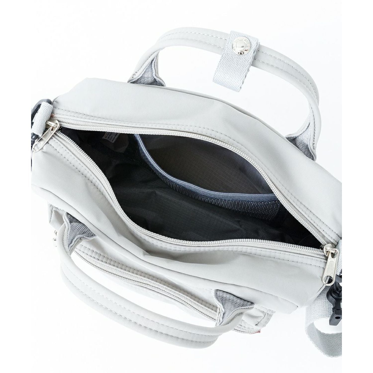 Anello Base 2Way Mini Boston Bag (Light Grey) – The Planet Traveller