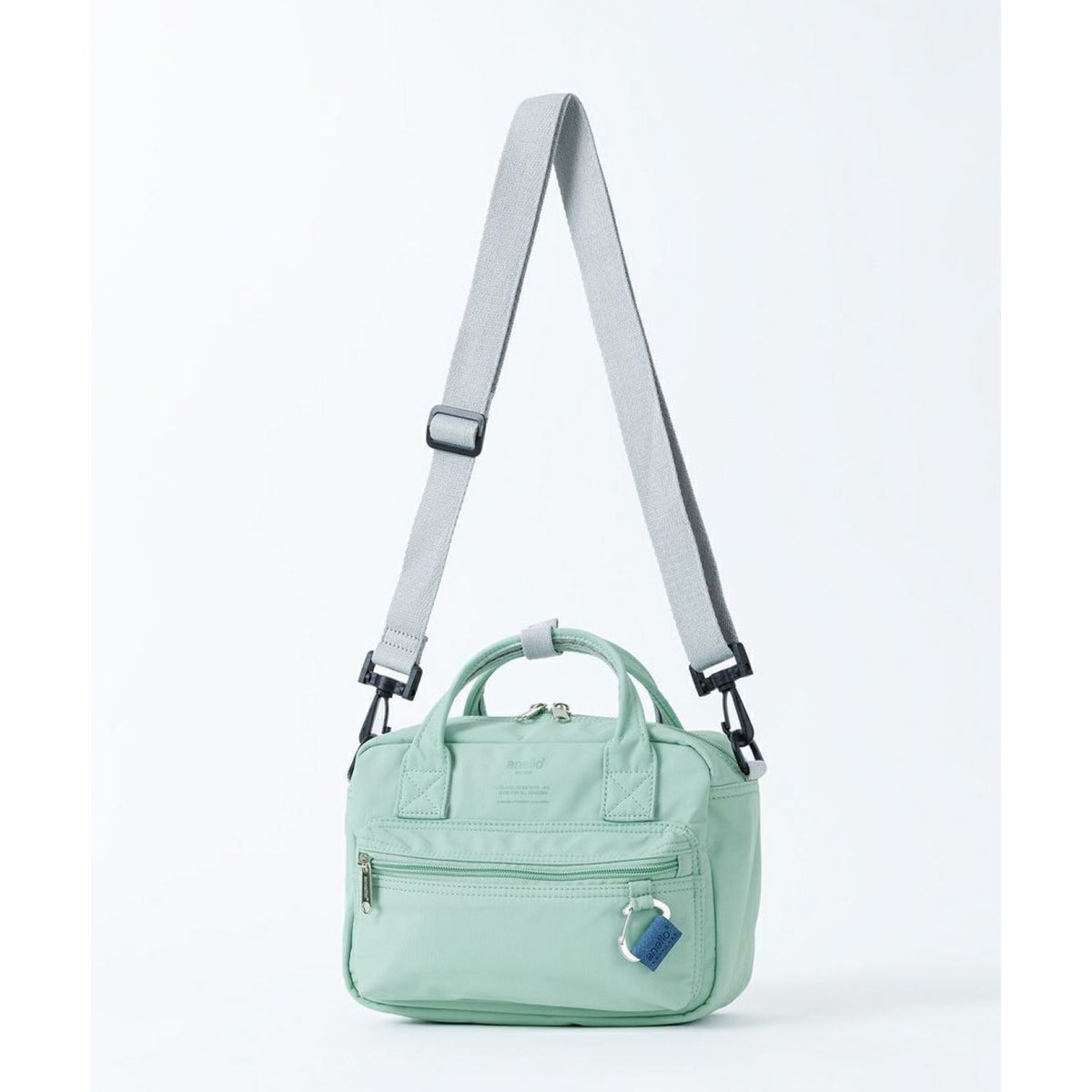 Anello Base 2Way Mini Boston Bag (Mint Green) – The Planet Traveller