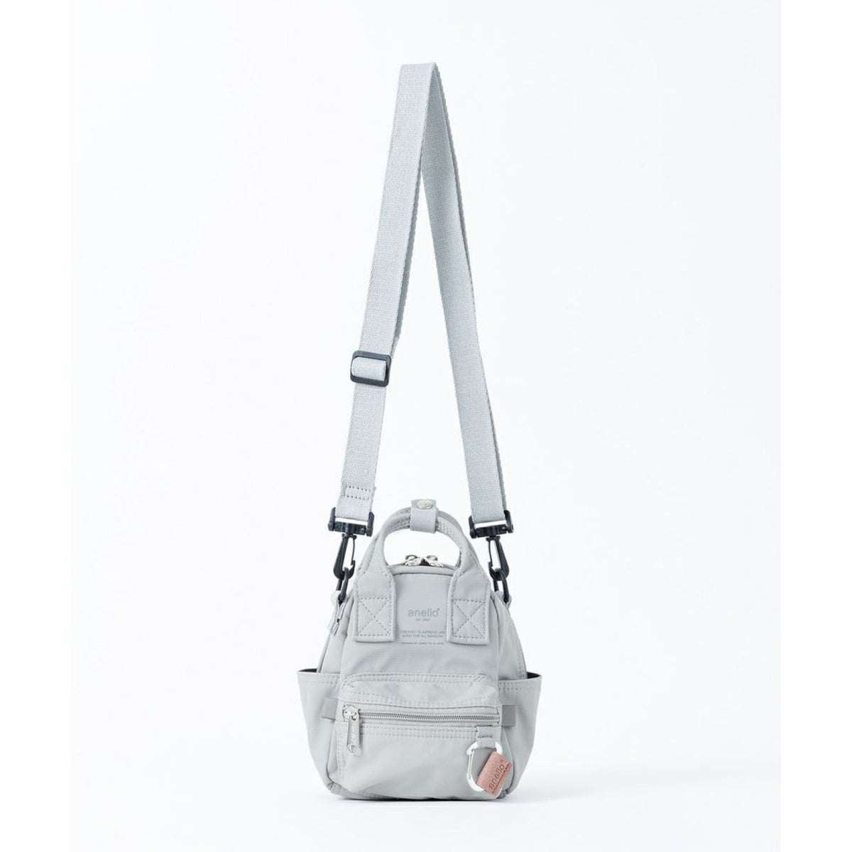 Anello Base 2Way Nano Shoulder Bag (Light Grey) – The Planet Traveller