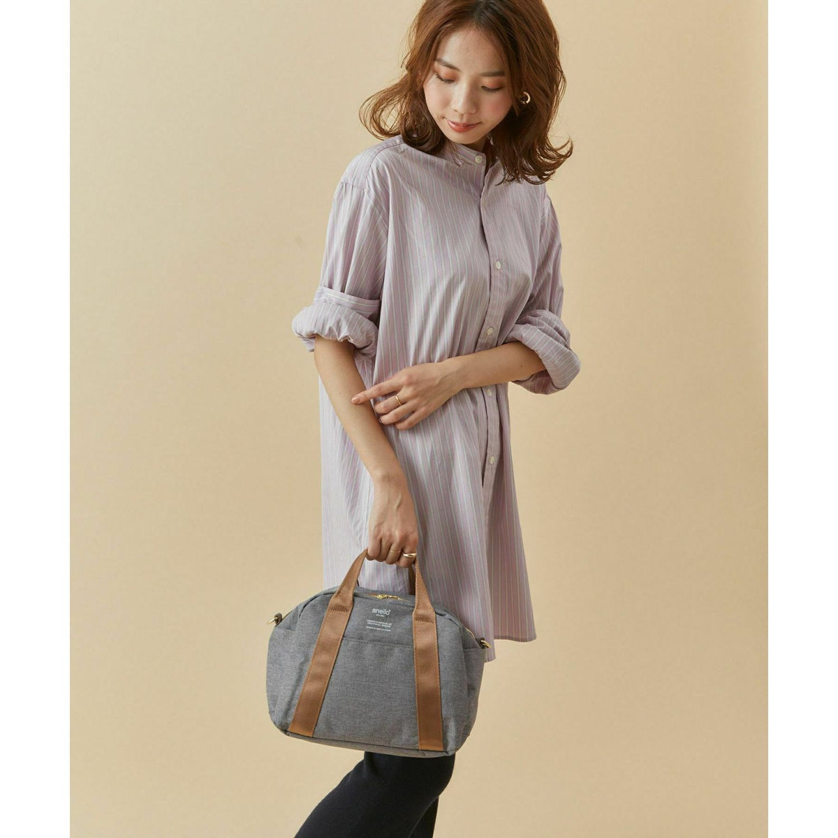 Anello Chubby Mini Shoulder Bag (Grey) – The Planet Traveller