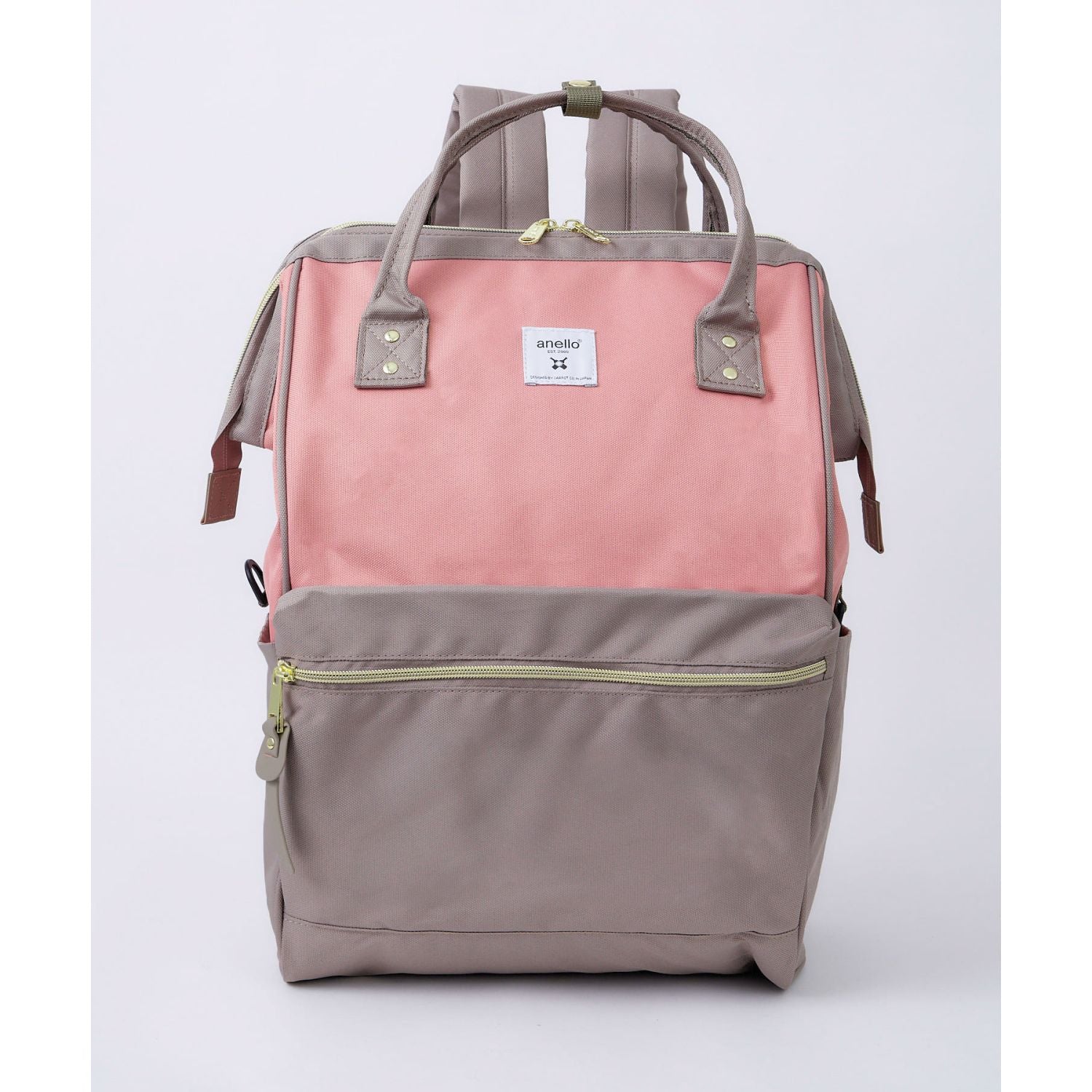 Anello Cross Bottle Kuchigane Backpack L (Pink/Beige) – The Planet ...