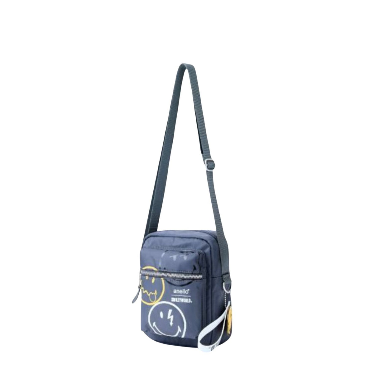 Anello SmileyWorld Charm Mini Shoulder Bag (Grey) – The Planet Traveller