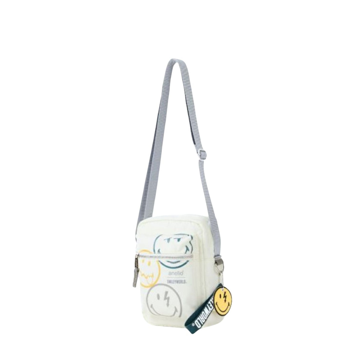 Anello SmileyWorld Charm Mini Shoulder Bag (Ivory) – The Planet Traveller