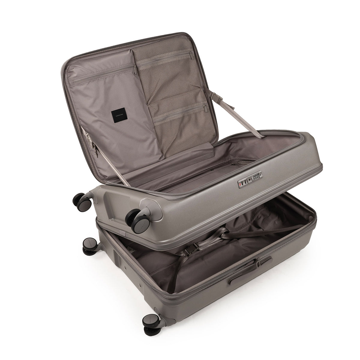CROSSING INVI 30" Large Expandable Luggage With Front & Middle Access ...