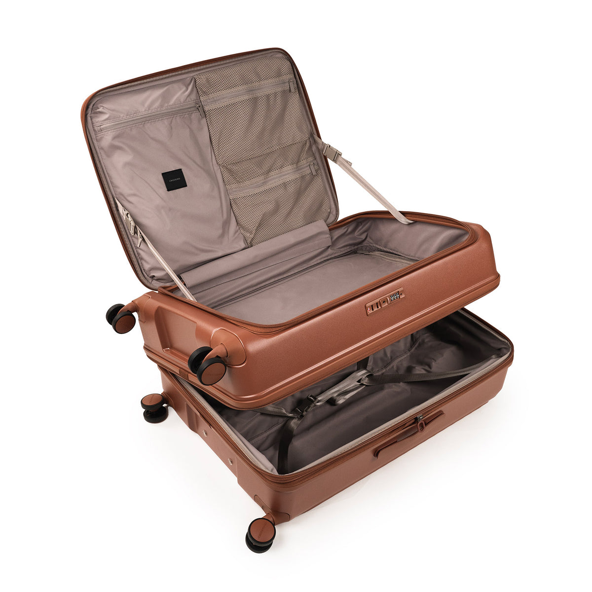 CROSSING INVI 30" Large Expandable Luggage With Front & Middle Access ...