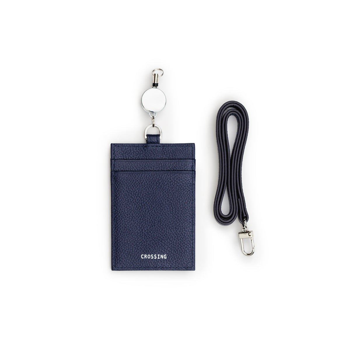 Crossing Milano Retractable Lanyard - Barcoss Navy – The Planet Traveller