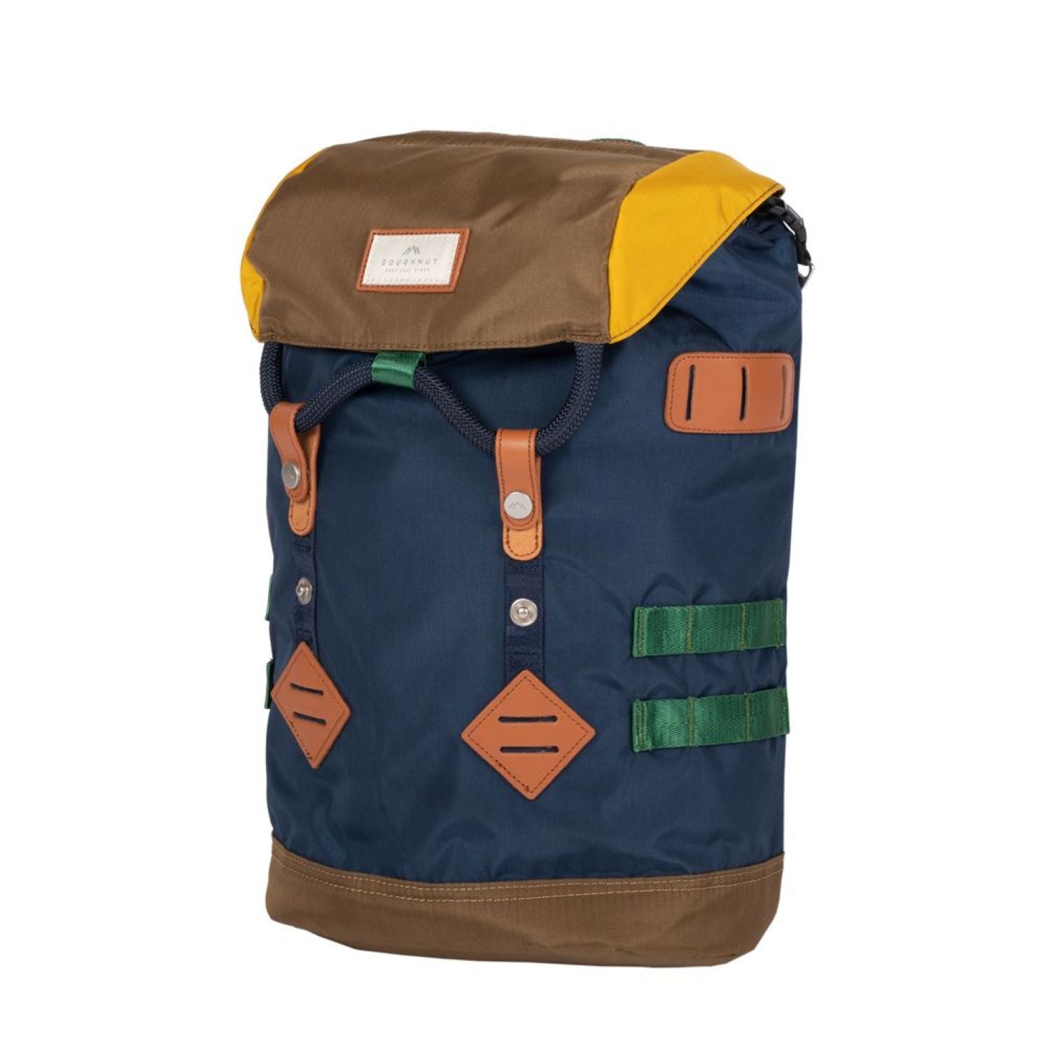 Doughnut Colorado Small Glossy Blocking Series Backpack - Navy X Khaki ...