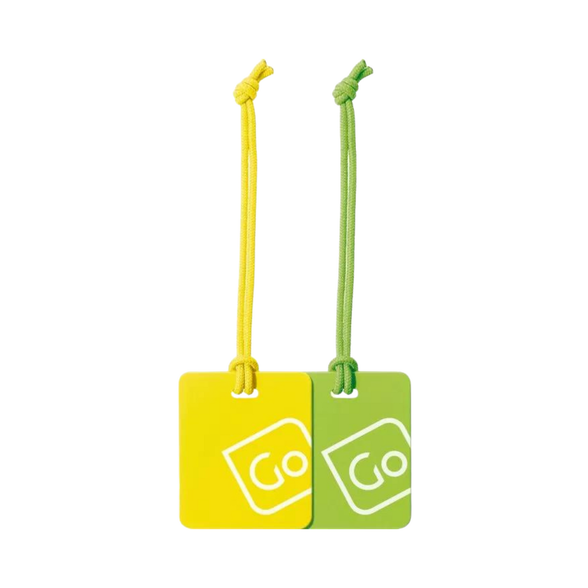 Go Travel Luggage Tags Twin Pack (Yellow/Green) – The Planet Traveller