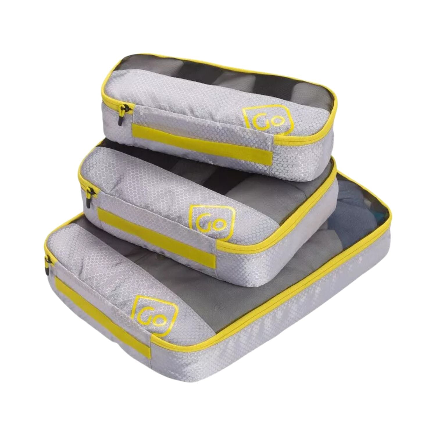 Go Travel Triple Packing Cubes - Yellow – The Planet Traveller