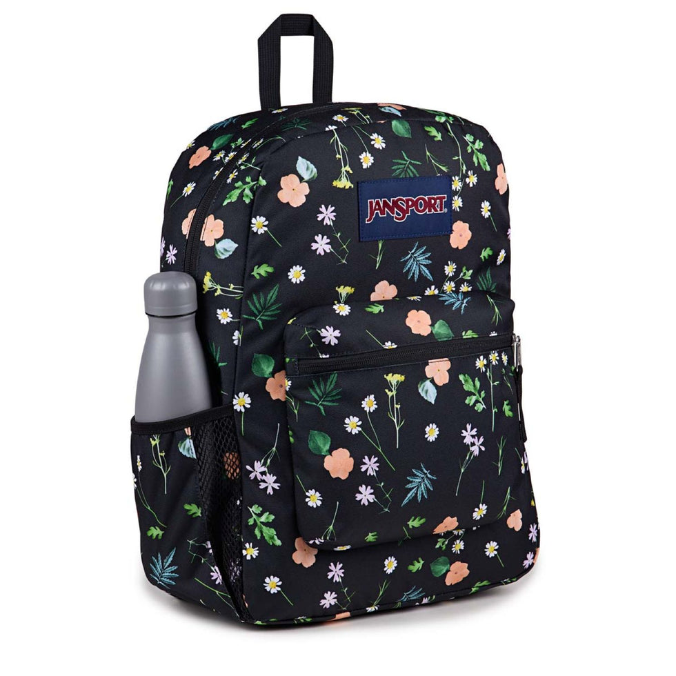 Jansport Cross Town Backpack - Bewitched Blooms – The Planet Traveller