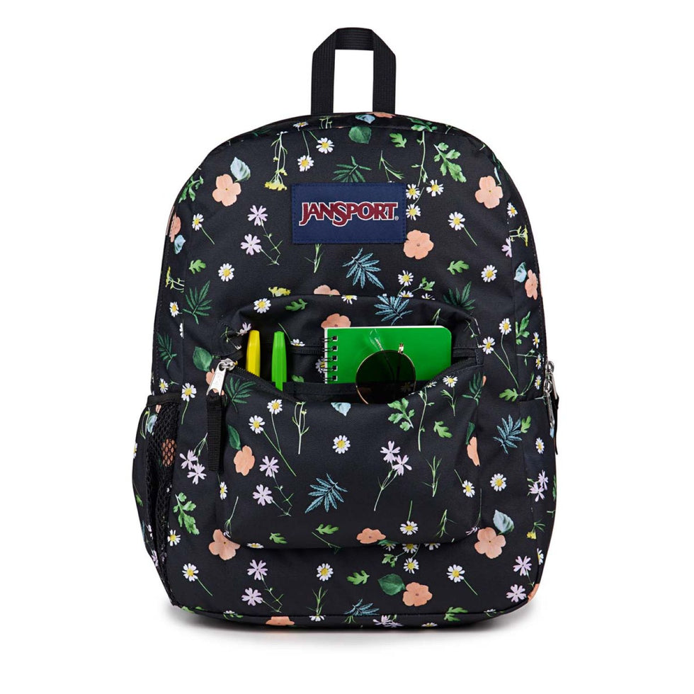 Jansport Cross Town Backpack - Bewitched Blooms – The Planet Traveller