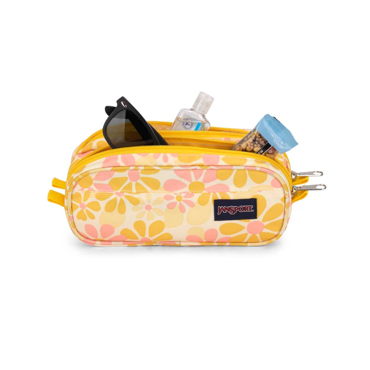 Jansport Large Accessory Pouch - Skip Daisy Yellow – The Planet Traveller