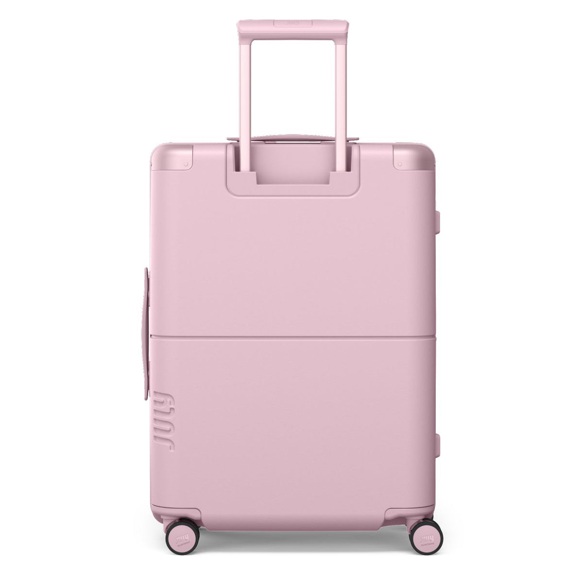 July Checked Expandable Polycarbonate 26" Luggage - Blush Pink – The ...