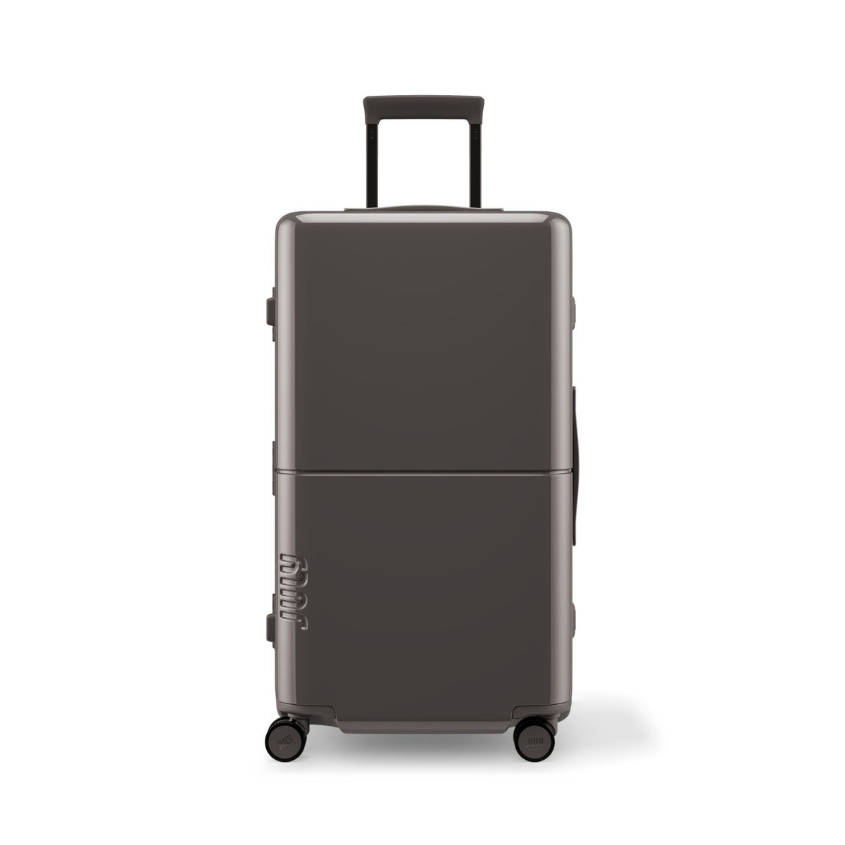 July Checked Trunk Polycarbonate Frame 28" Luggage - Grey – The Planet ...