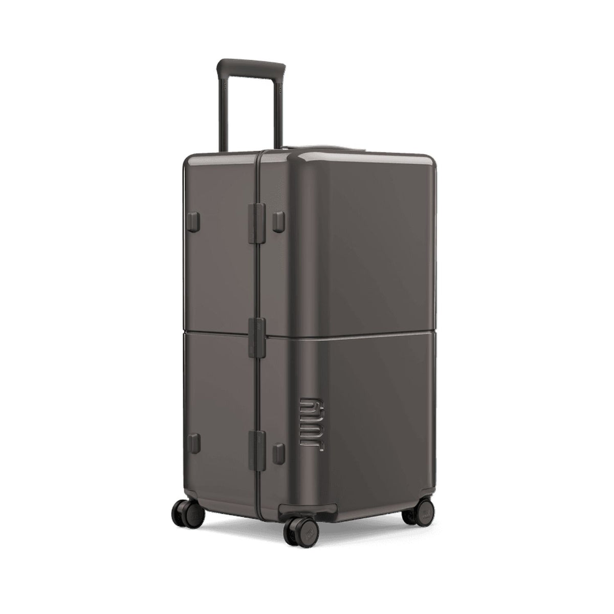 July Checked Trunk Polycarbonate Frame 28" Luggage - Grey – The Planet ...