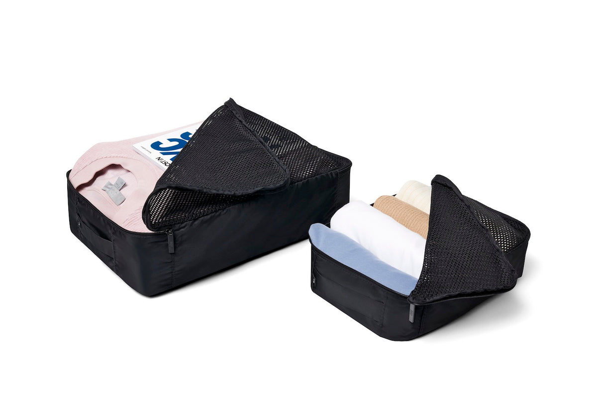 July Packing Cells (4 Pack) - Black | The Planet Traveller