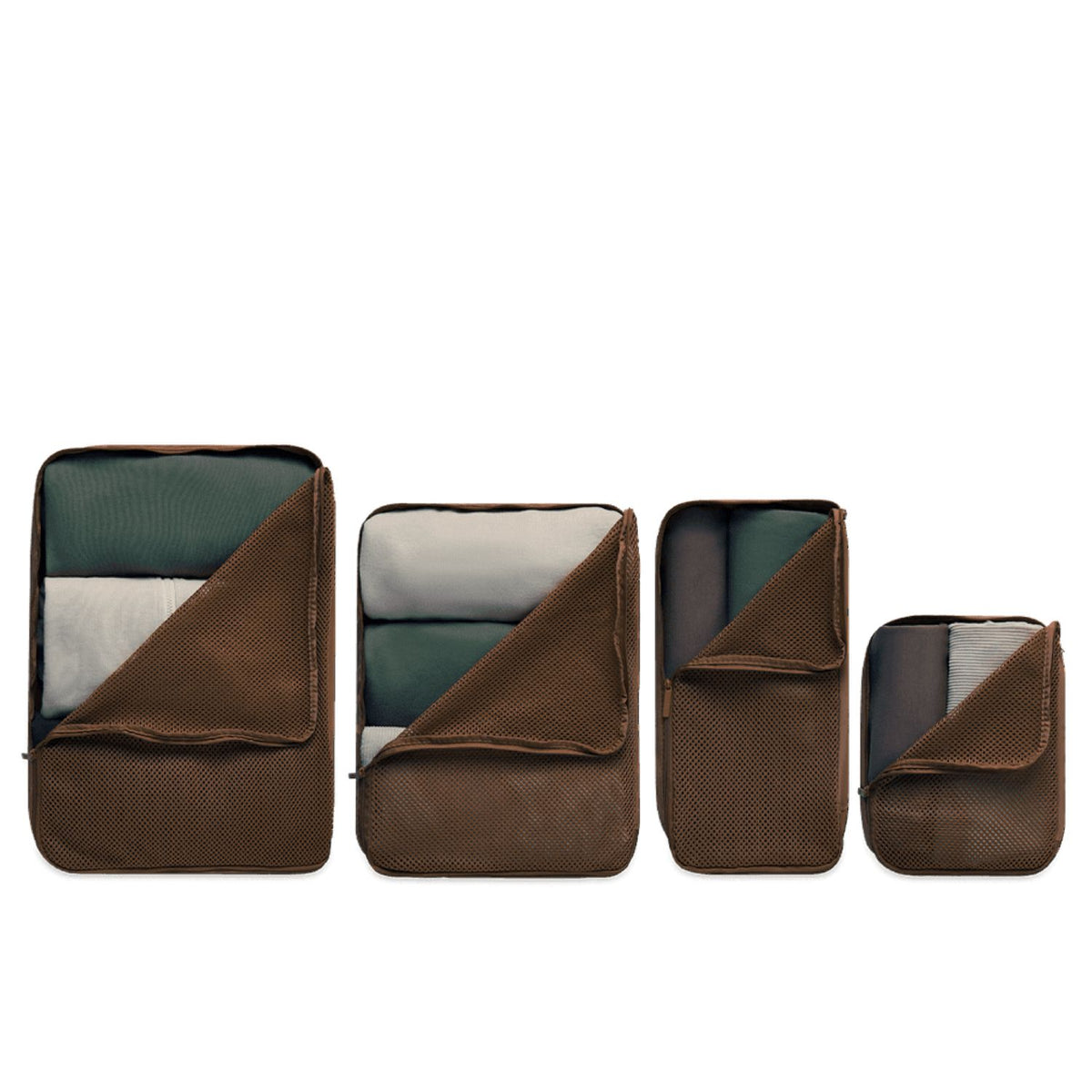 July Packing Cells (4 Pack) - Dark Brown – The Planet Traveller