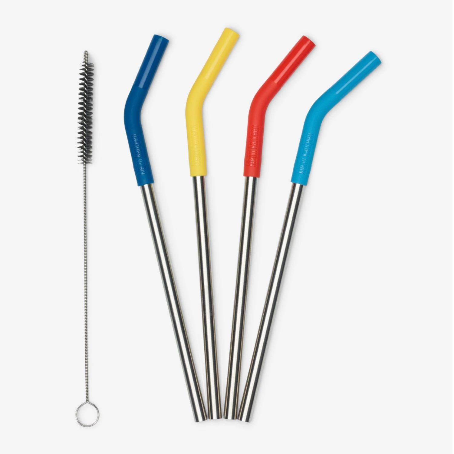 Klean Kanteen Straw - 4 Pack - 8mm (Blue, Yellow, Red & Light Blue/Bru ...