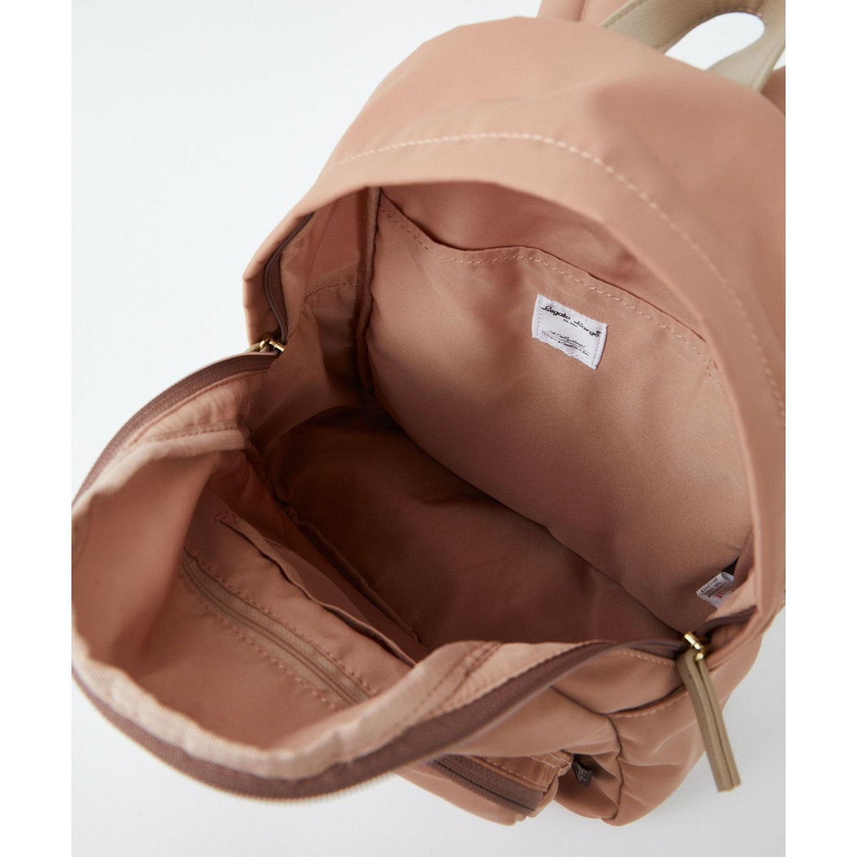 Legato Largo Burden Free Mini Backpack (Pink Beige) – The Planet Traveller