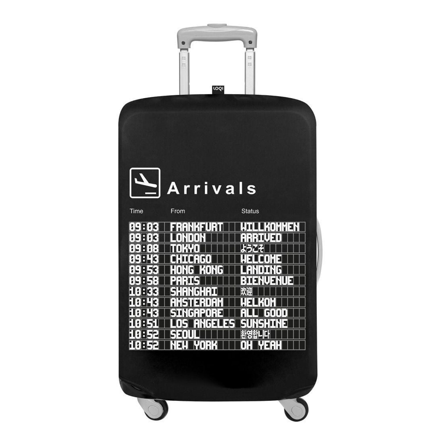 LOQI Airport Medium Luggage Cover - Arrivals (22" - 26") – The Planet ...