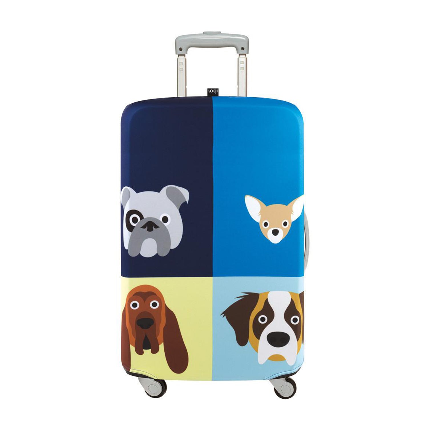 LOQI Artist Luggage Cover L - Stephen Cheetham - Dogs (27"-30") – The ...
