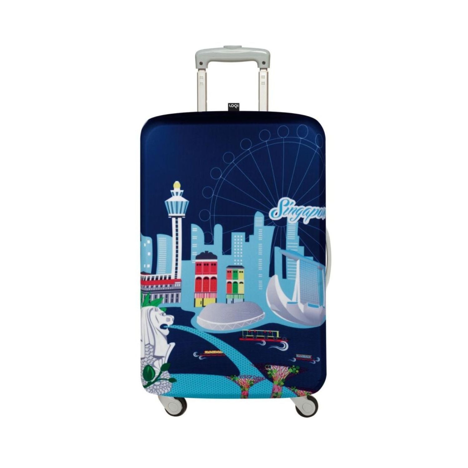 LOQI Urban Large Luggage Cover V2 - Singapore (27"-30") – The Planet ...