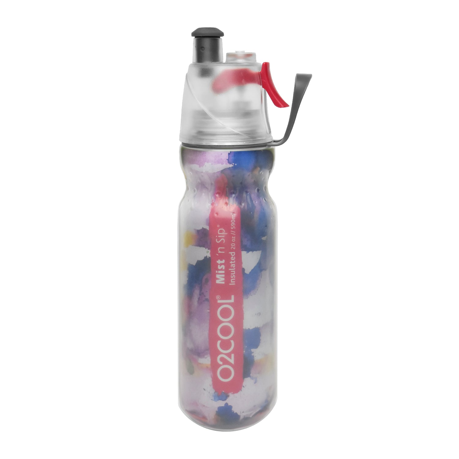 O2COOL Arctic Squeeze Mist 'N Sip Insulated Water Bottle 20oz (Waterco ...