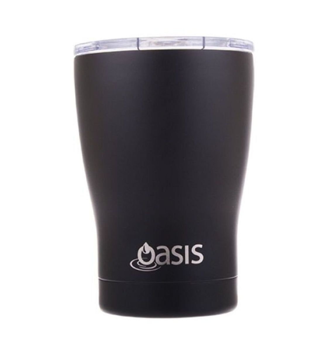 Oasis Stainless Steel Insulated Travel Cup 340ML - Matte Black – The ...