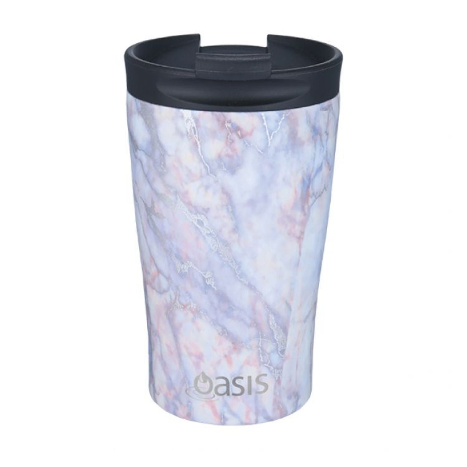 Oasis Stainless Steel Insulated Travel Cup 350ML - Silver Quartz – The ...
