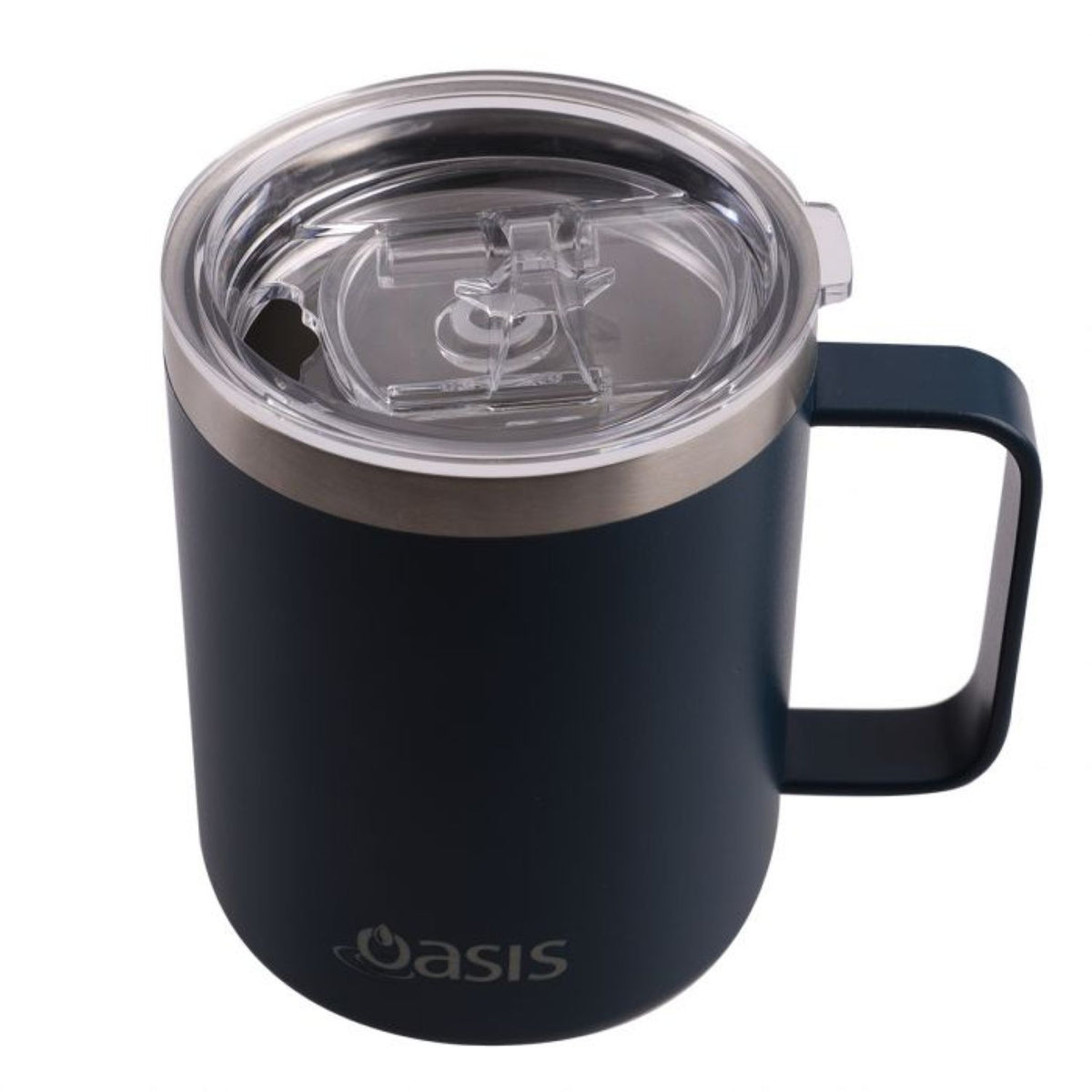 Oasis Stainless Steel Insulated Mug with Lid 400ML - Navy – The Planet ...