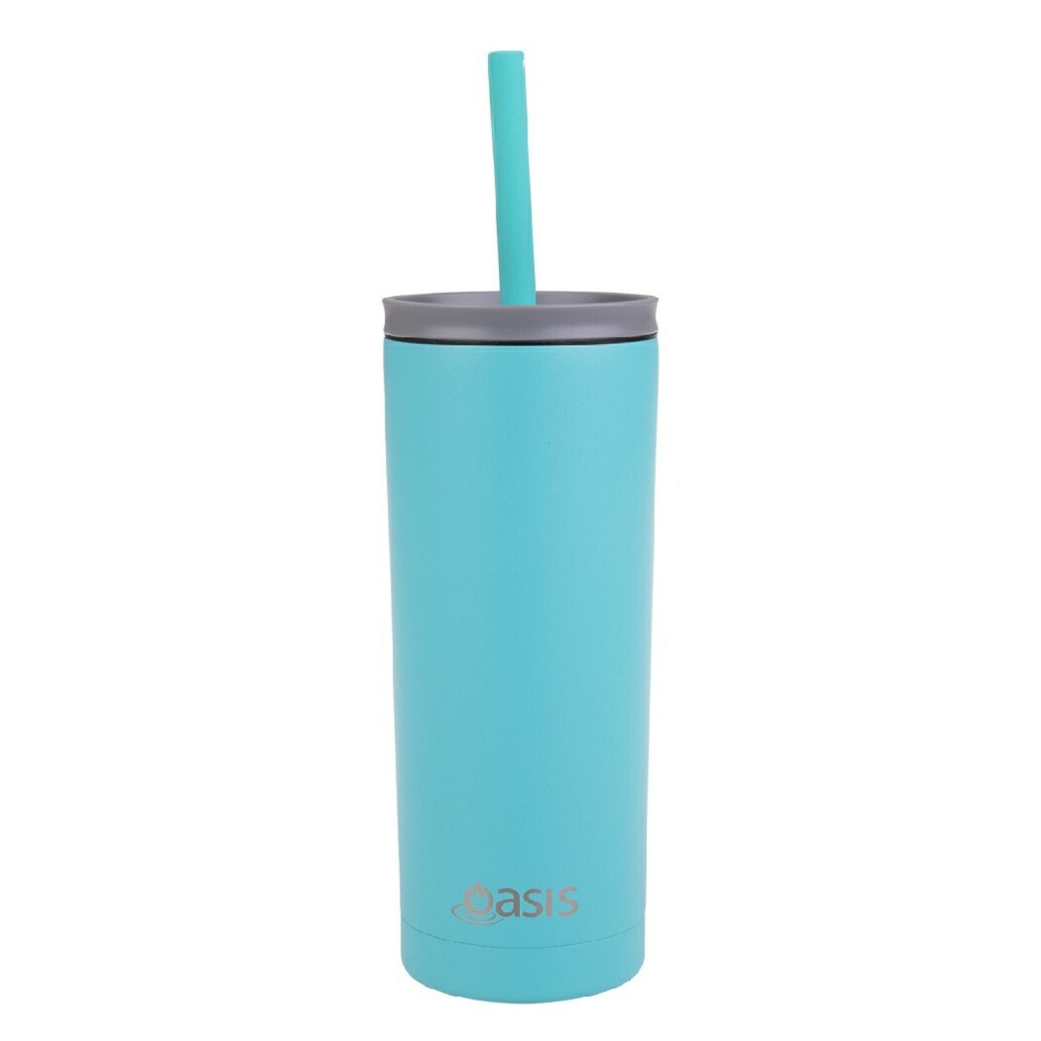 Oasis Super Sipper Insulated Tumbler with Silicone Straw 600ML - Turqu ...