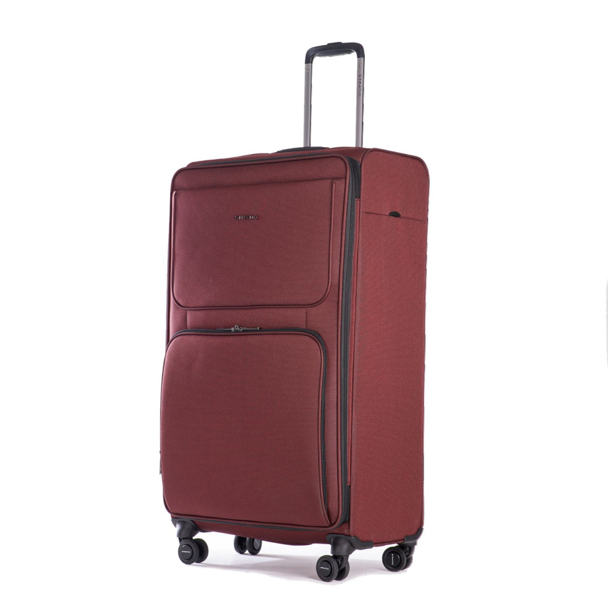 Stratic Bendigo Light + Suitcase L With Front Access Opening - Red Win ...