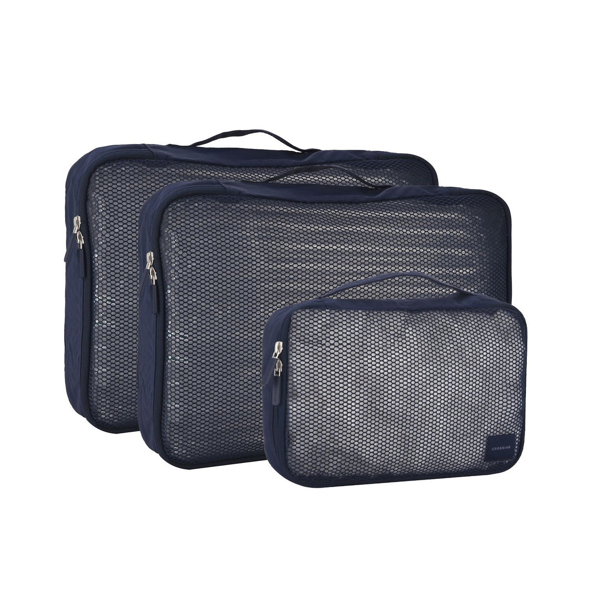 Crossing Waterproof Ripstop Nylon Packing Cube Set (4-Piece Set) - Nav ...