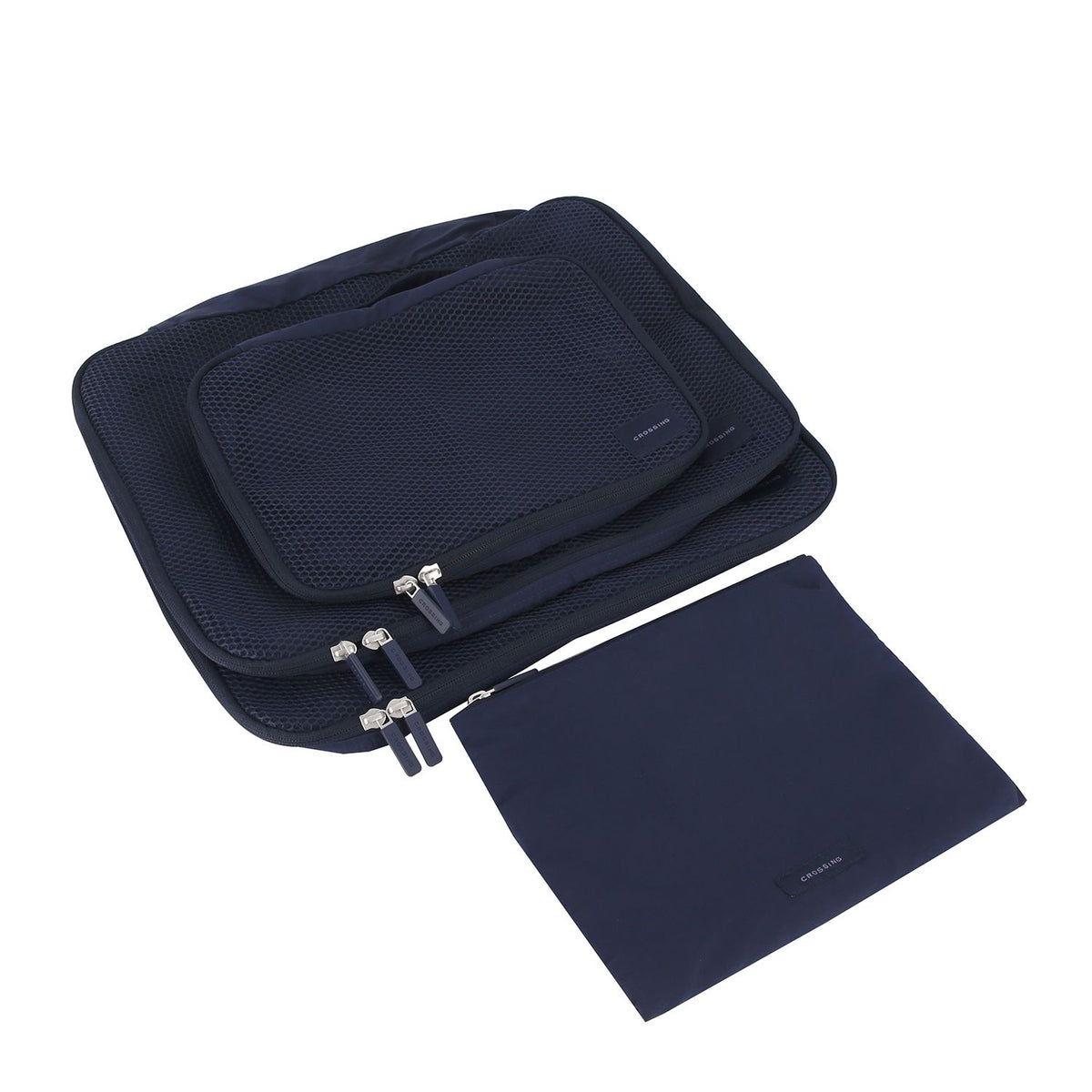 Crossing Waterproof Ripstop Nylon Packing Cube Set (4-Piece Set) - Nav ...