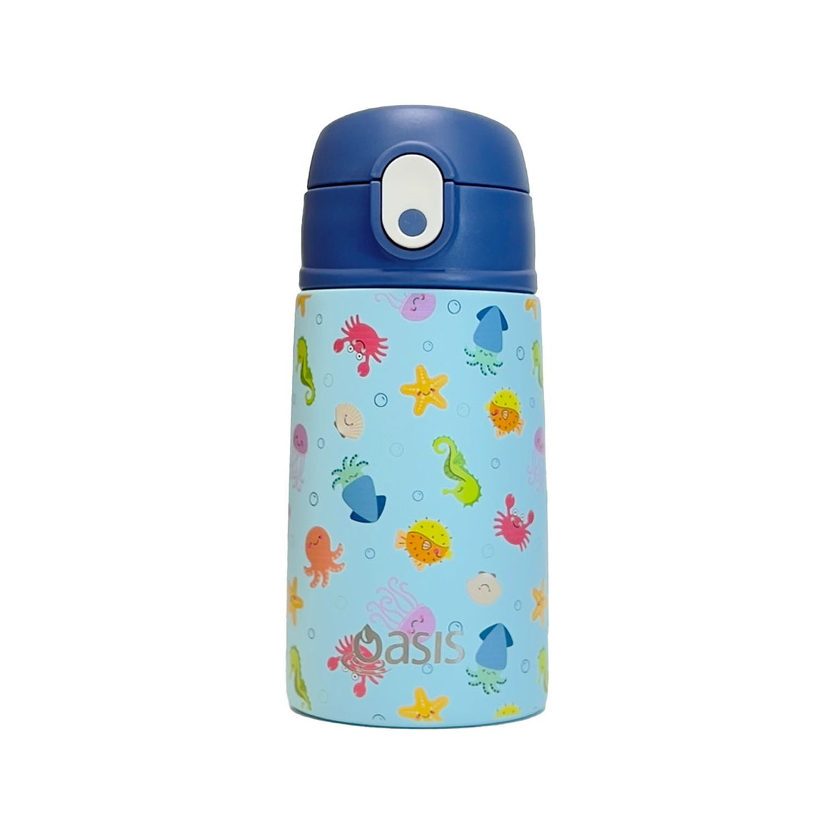 Oasis Kids' Water Bottle with Sipper Silicone Straw 400ML - Under The ...