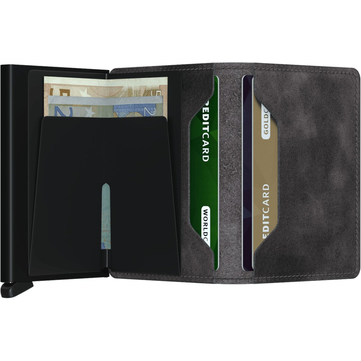 Secrid Slimwallet Vintage - Grey/Black – The Planet Traveller