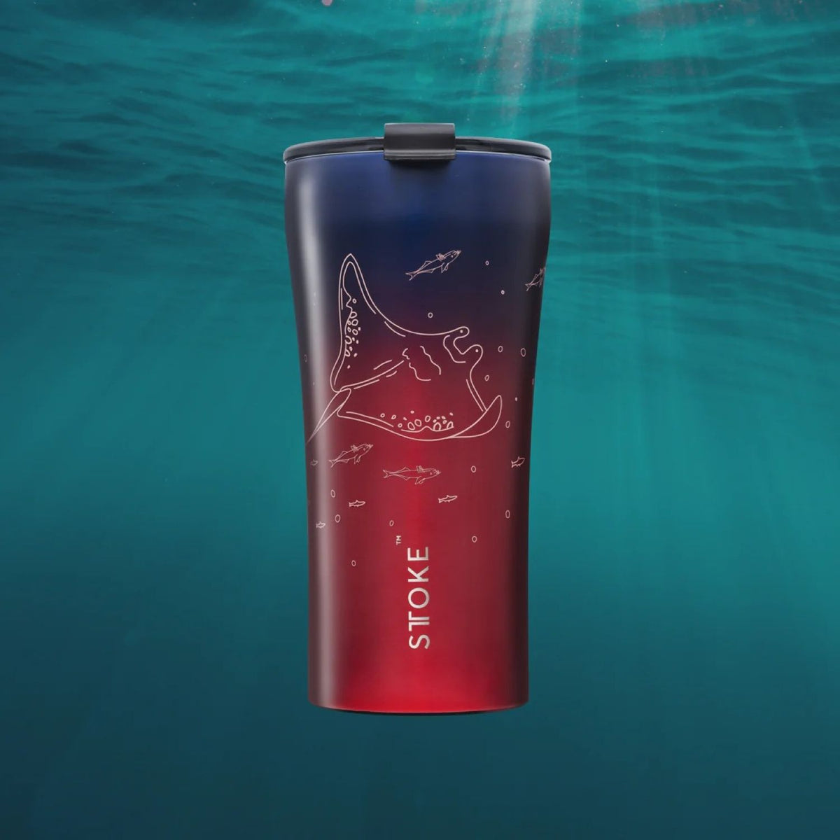 STTOKE Limited Edition Leakproof Ocean Series Insulated Cup 16oz - Man ...